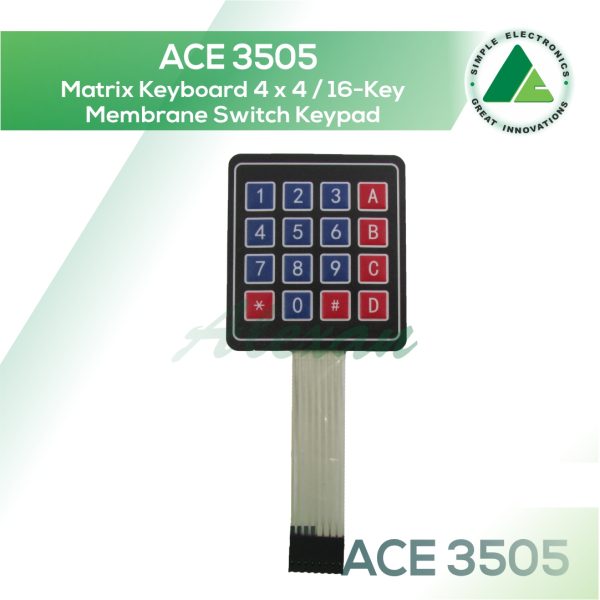 ACE 3505 Matrix Keyboard & Membrane Switch Keypad - Alexan